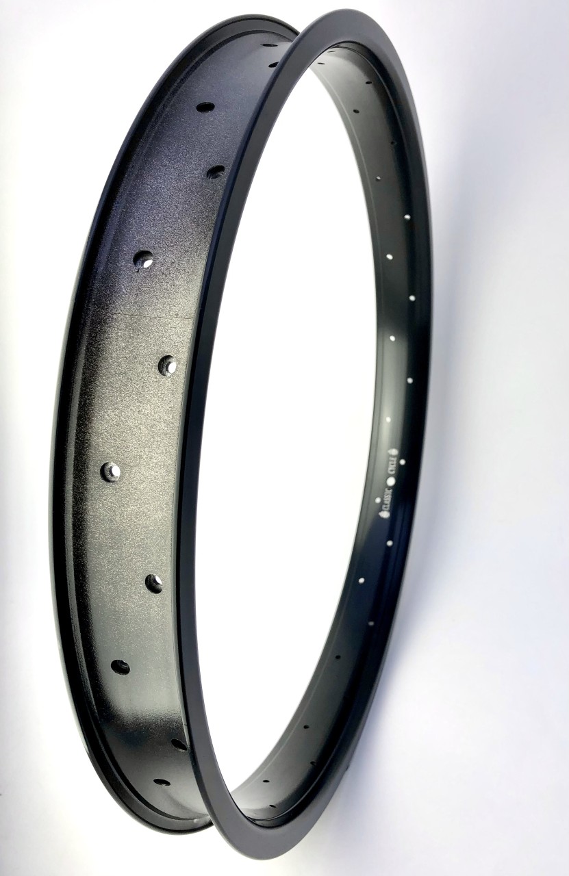 Alu rim 24 inch 57 mm, black, double wall | DW2457bk