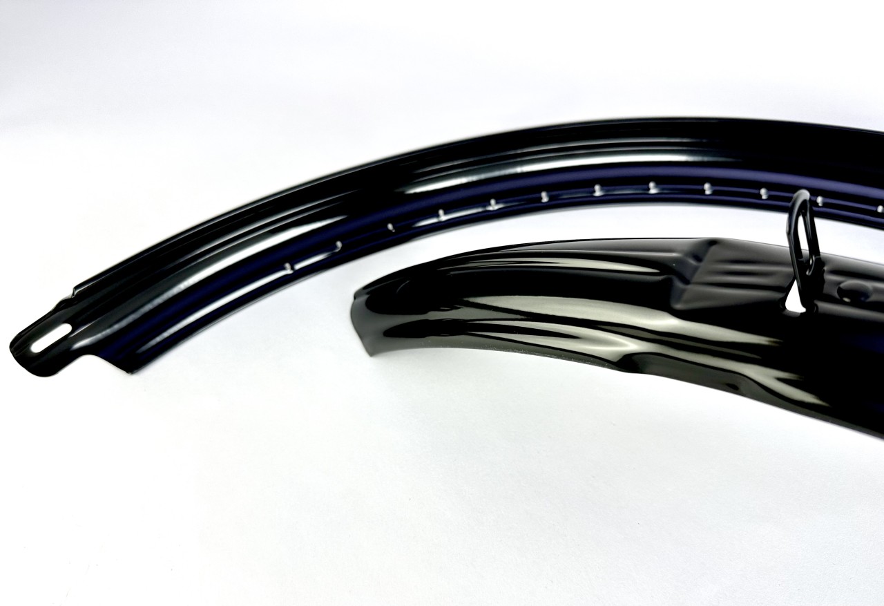 Classic Fender steel Set 26 inch black, with holes for dress guard ...