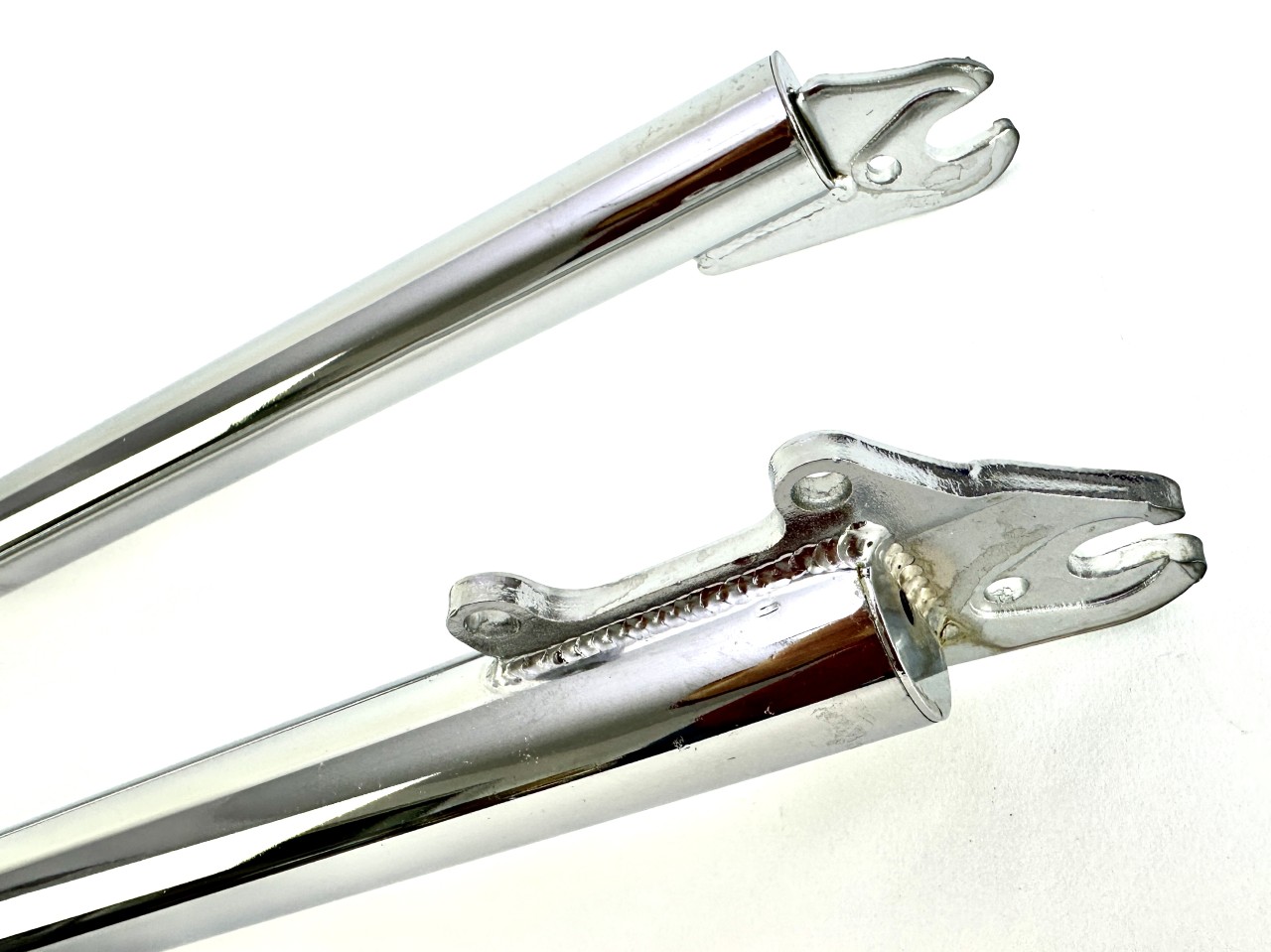 6-Double crown fork 800 mm chrome plated 1 inch shaft | RFK-MKJ800CP