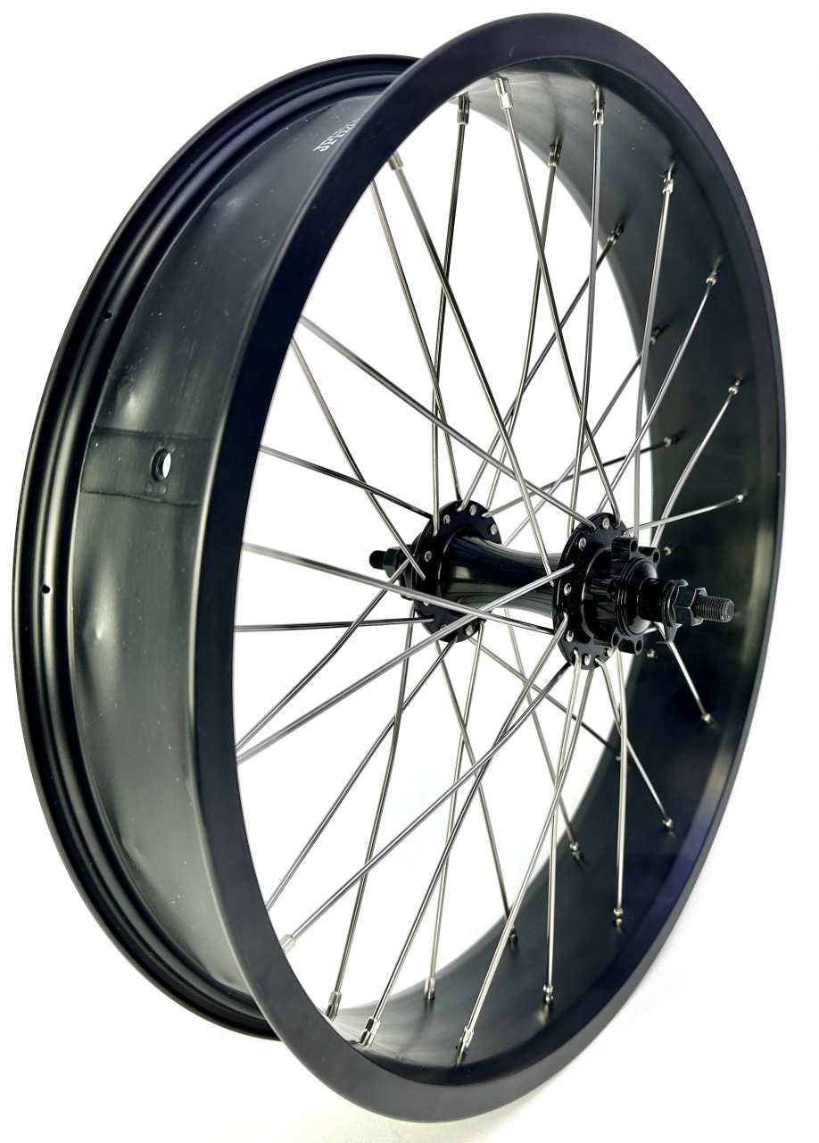 204 Front Wheel MXUS Bafang 20 inch Fat Bike 80 mm black with Disk ...
