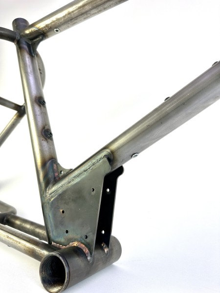 Original UDX hardtail frame, raw | UDX-FRA-RAW