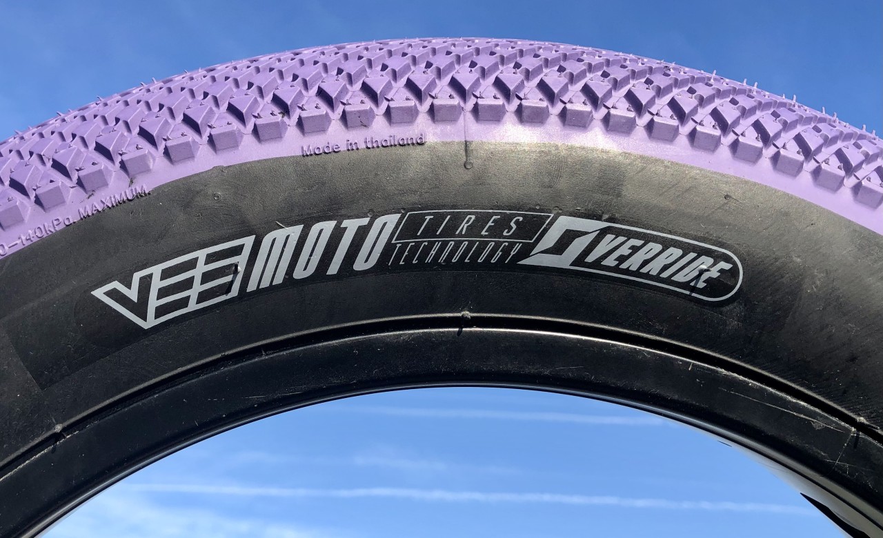 Limited Edition E-Speedster purple with black sidewall, Tire 20 x 4 ...
