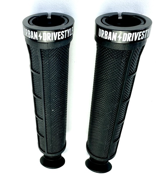 UD handlebar grips Lock-On black plastic | PM1001365