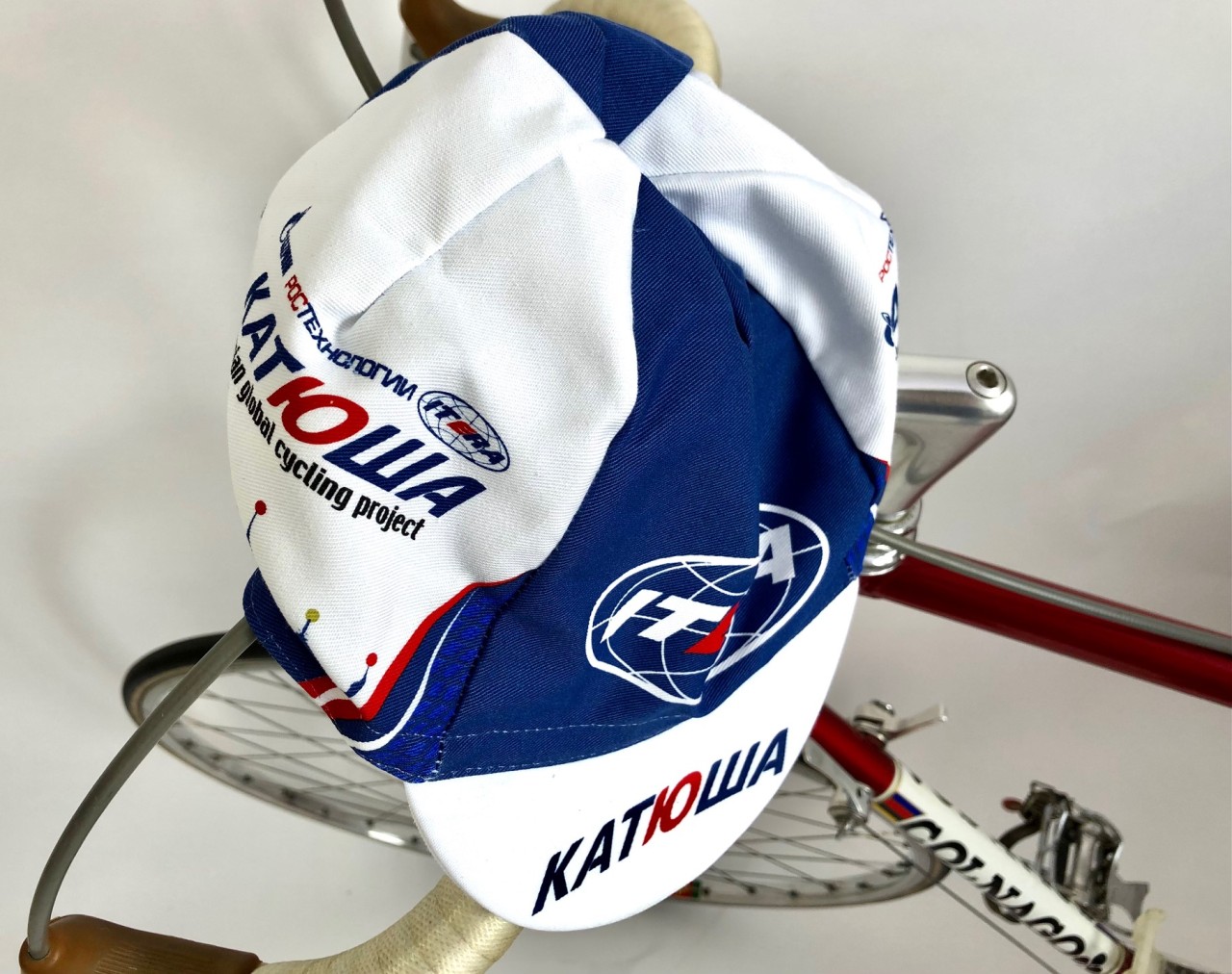 Cycling Cap Team Katusha Itera, blue / white | TC13